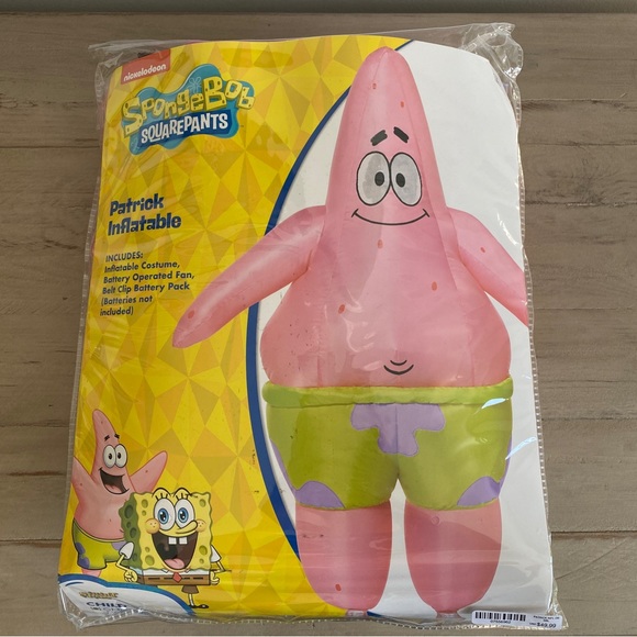 Nickelodeon | Costumes | Patrick Star Kids Inflatable Costume | Poshmark